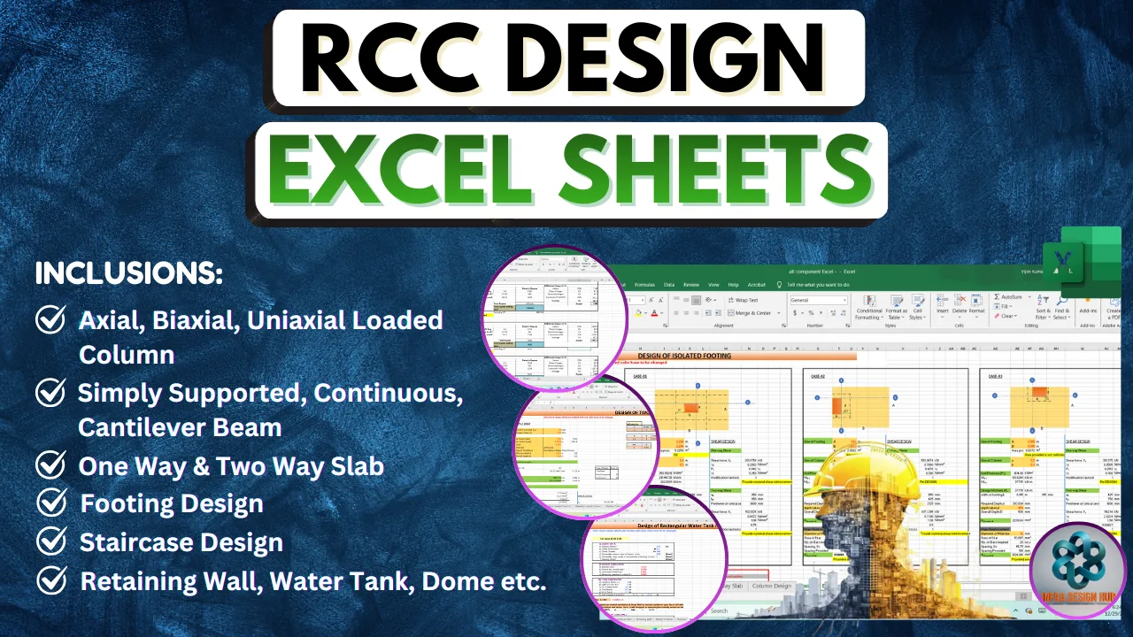 RCC Design - Excel Sheets